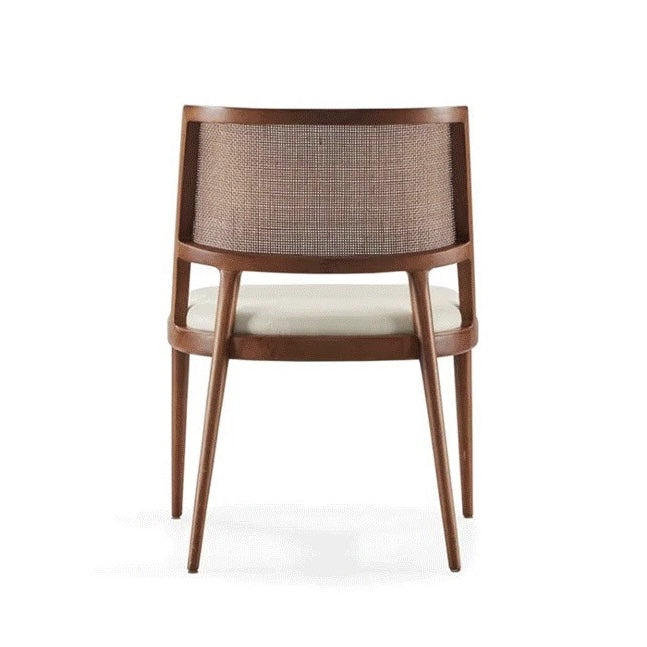 Madison Curved Wood and Rattan Dining Chair – Staunton and Henry