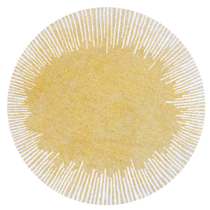Buy Arbus Modern Yellow Round Rug at 30% Off Retail – Staunton and Henry