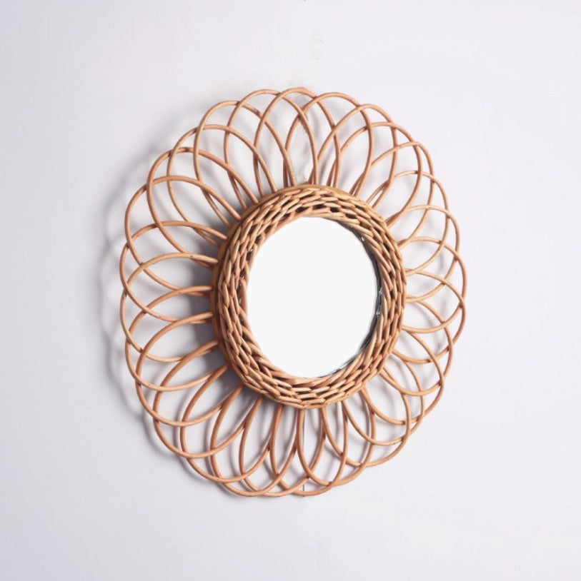 Buy Round Rattan Frame Mirror at 30% Off Retail – Staunton and Henry