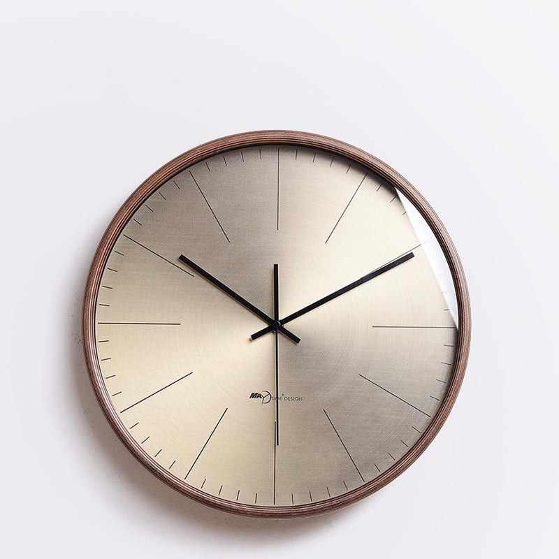 Buy Gold Bauhaus Style Wall Clock at 30% Off Retail – Staunton and Henry