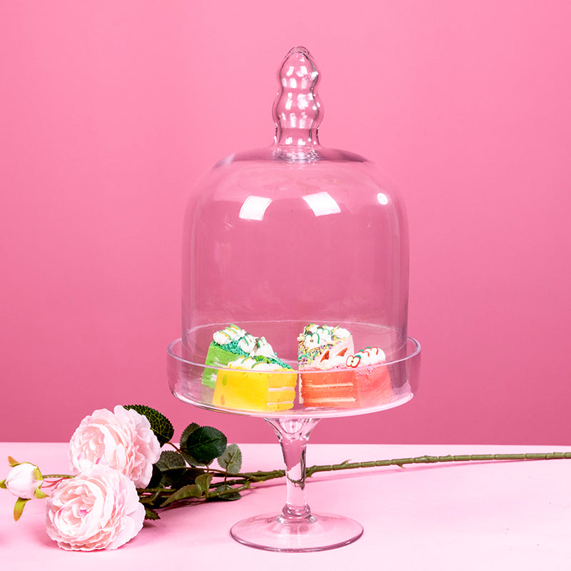 Buy Mini Glass Cake Dome and Footed Stand – Staunton and Henry