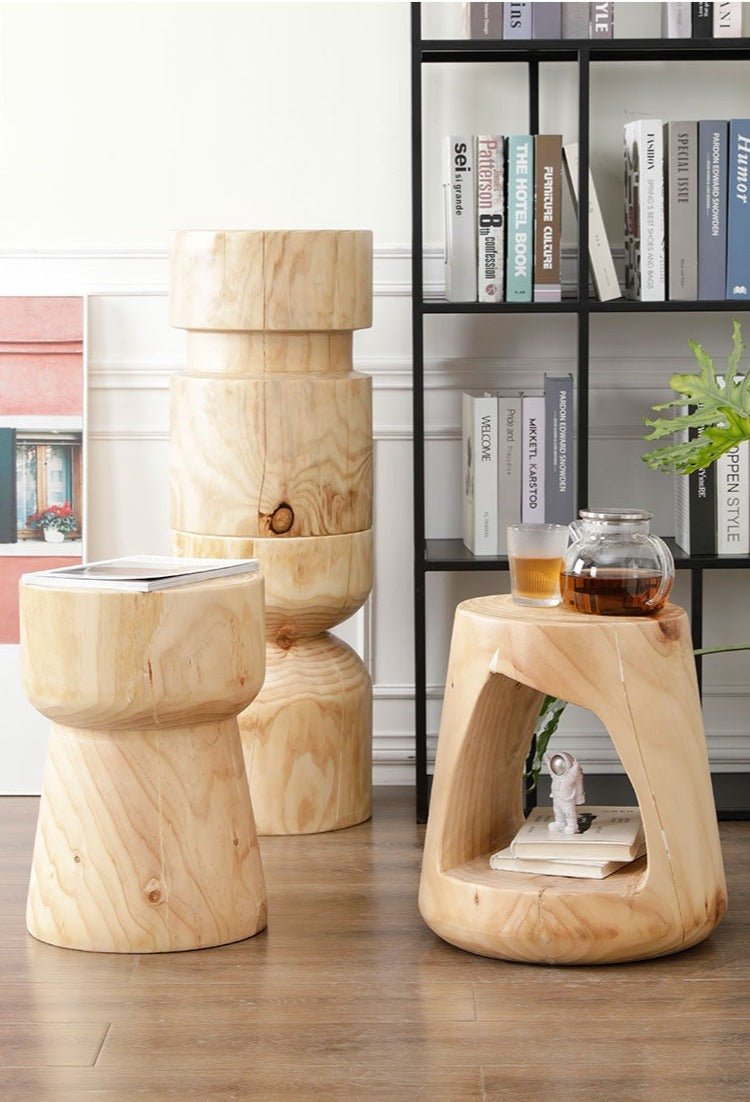 Buy Solid Log Wood Stool at 30% Off Retail – Staunton and Henry