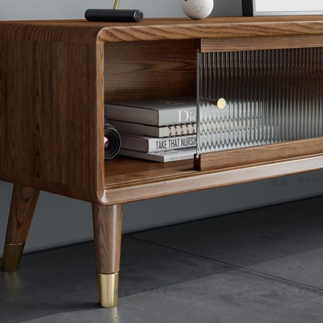 Buy Midcentury Modern Walnut TV Cabinet With Drawers at 20% – Staunton ...