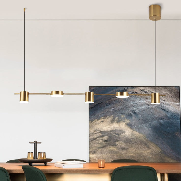 Buy Modern Linear Gold Hanging Track Lights at 20% Off Retail ...